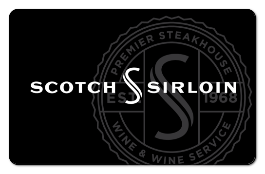 Wichita Scotch and Sirloin - Gift Cards | Card Details